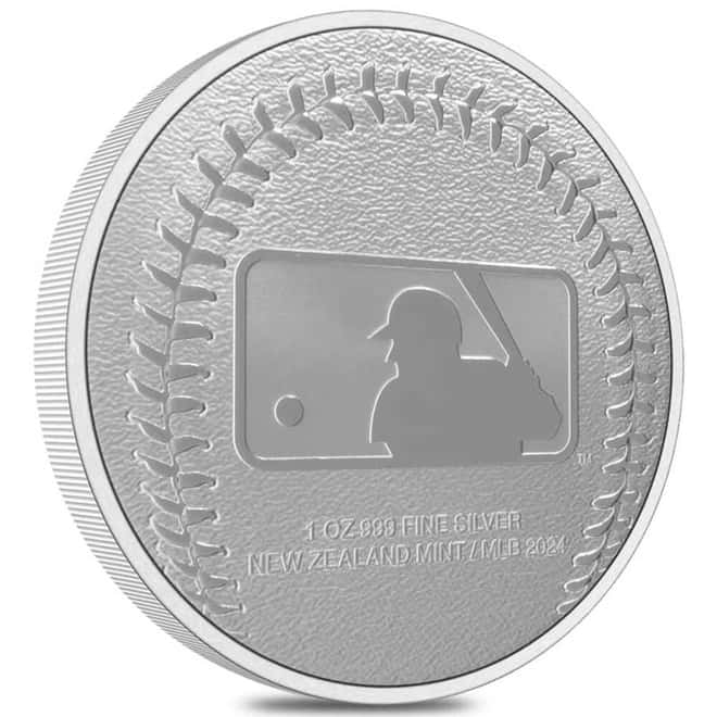 Lot of 25-2024 New Zealand 1 oz LA Dodgers Baseball Round