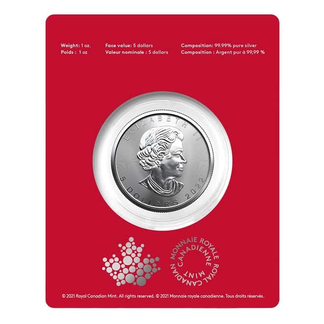 2022 1 oz Treasured Silver Maple Leaf Tiger | Bullion Exchanges