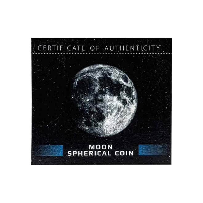 2023 3 oz Silver Moon Spherical Coin | Bullion Exchanges