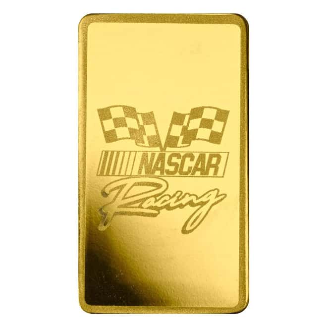2025 1/2 Gram NASCAR Racing Gold Bar .9999 Fine (in TEP)