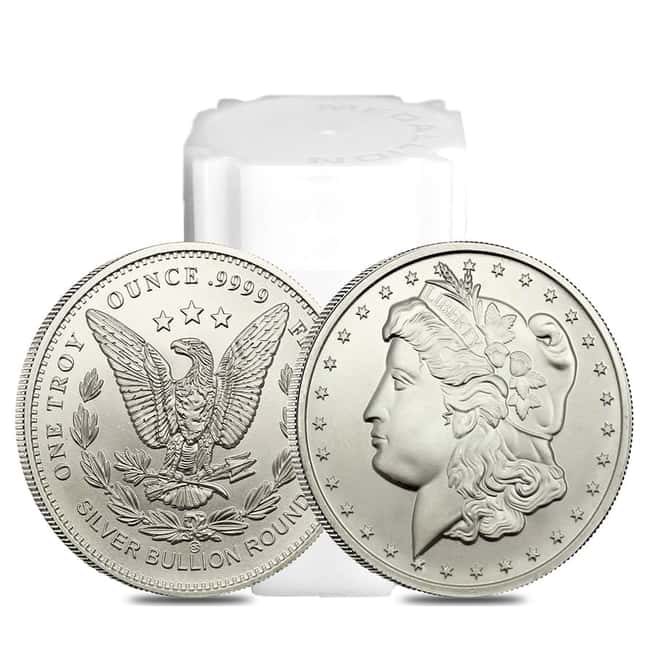 1 oz Morgan Dollar Design Silver Round .9999 Fine Bullion