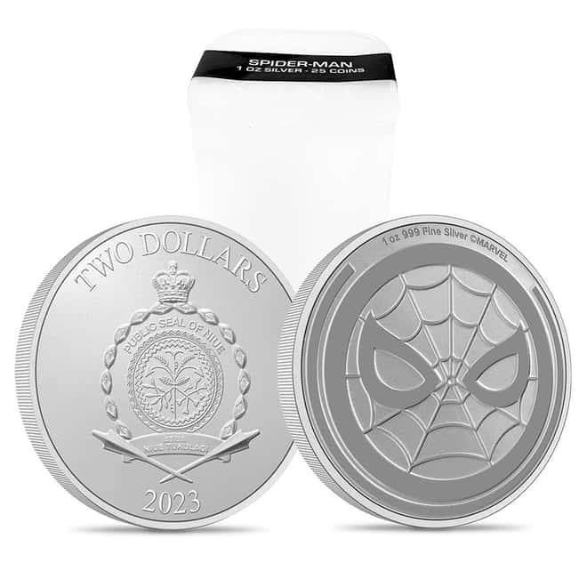 2023 Niue 1 oz Marvel Spider-Man Silver Coin .999 Fine BU