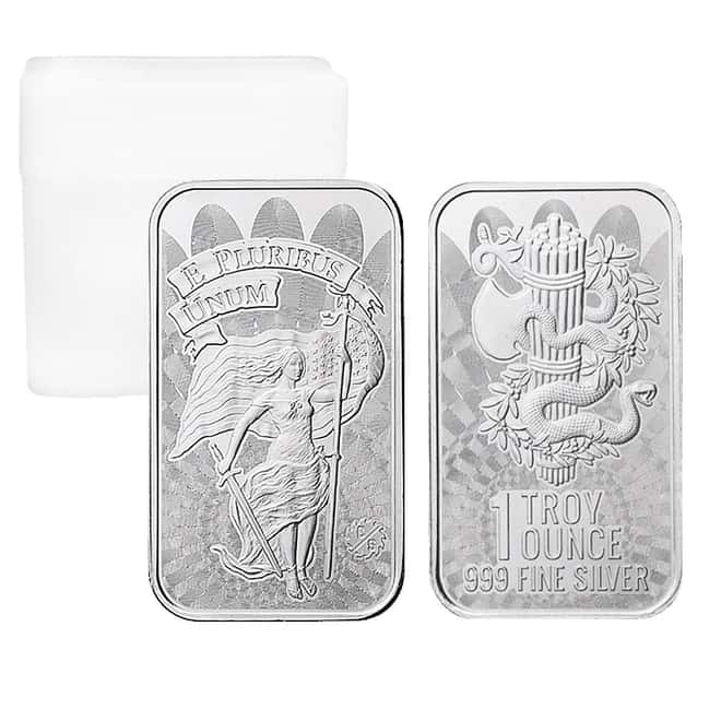 Tube of 20 - 1 oz Unity Silver Bar .999 Fine (Lot of 20)