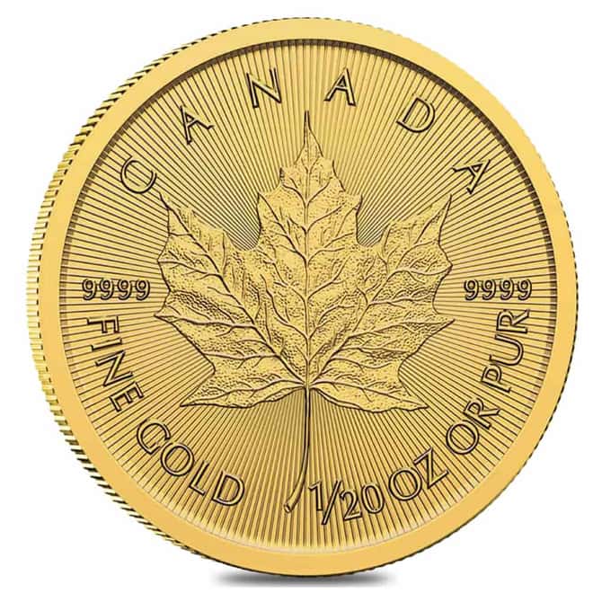 2026 1/20 oz Canadian Gold Maple Leaf $1 Coin BU (Sealed)