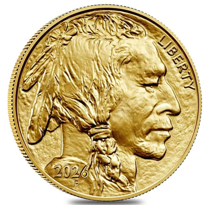 2026 1 oz Gold American Buffalo $50 Coin BU (US Mint)