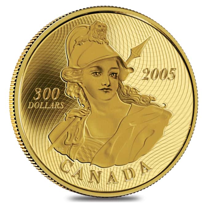 2005 Canada $300 Shinplaster Proof Gold Coin