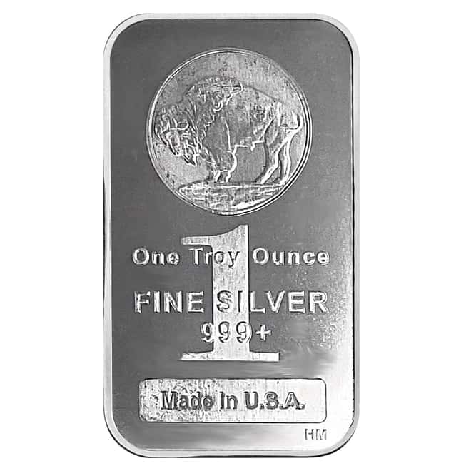1 oz Highland Mint Buffalo Silver Bar .999 | Bullion Exchanges