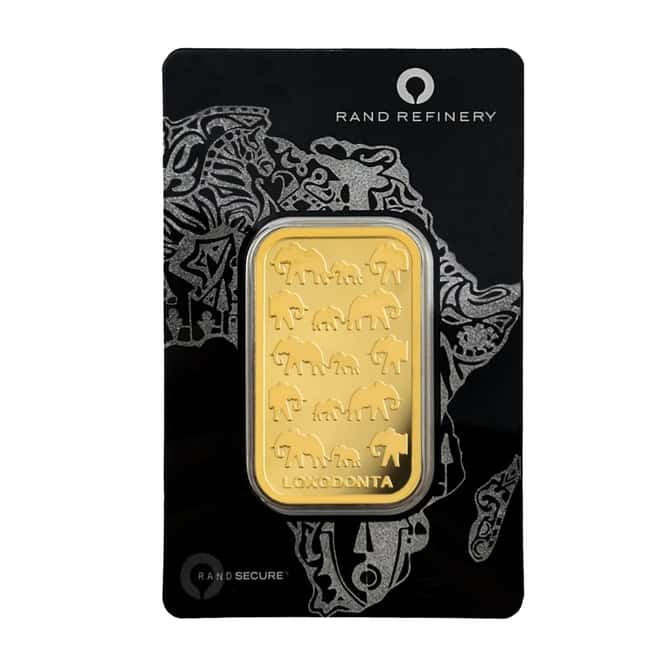 1 oz Rand Refinery Gold Bar .9999 Fine (Africa Assay)