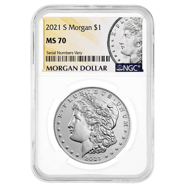 2021-S Morgan Silver Dollar Centennial NGC MS 70 (Morgan Label)
