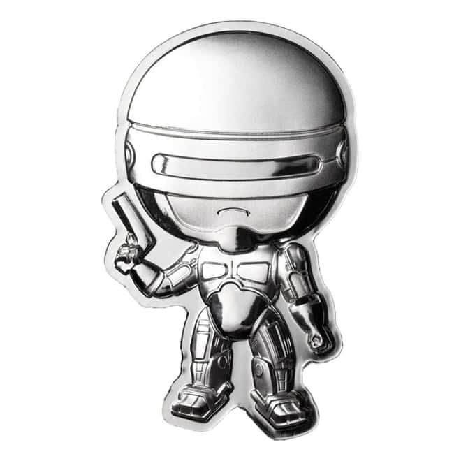2024 1 oz Fiji Robocop Silver Coin .999 Fine in Cap