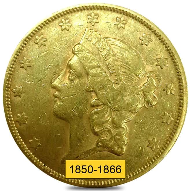 $20 Gold Double Eagle Liberty Head Type I Ex-Jewelry