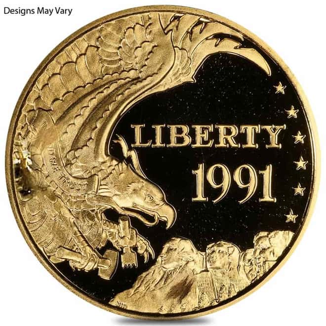 US Mint Gold $5 Commemorative Coins Scruffy (Random Year)