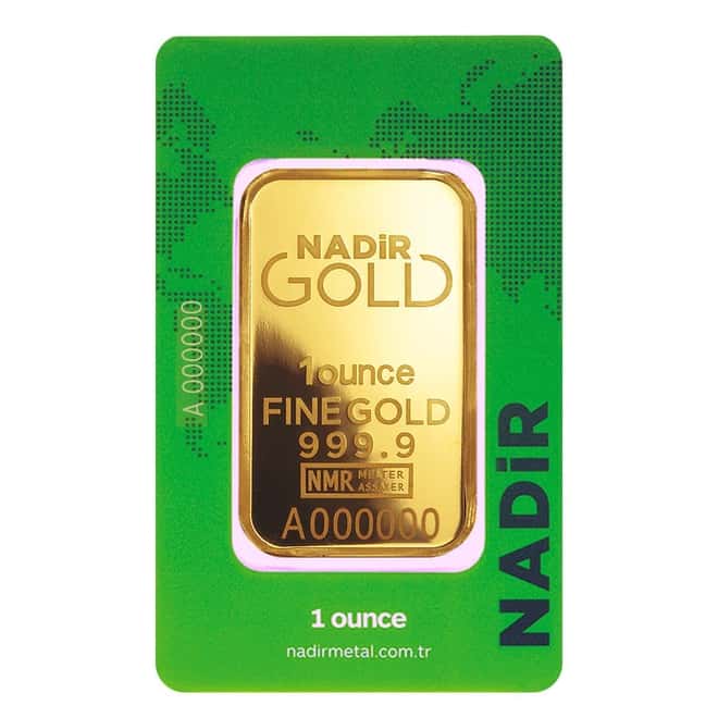 1 oz Nadir Refinery Gold Bar .9999 In Assay|Bullion Exchanges