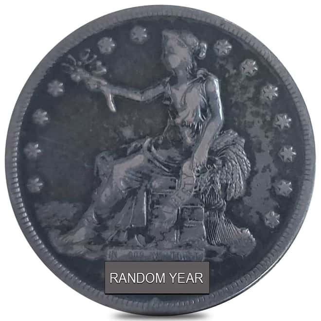 US Silver Trade Dollar $1 Coin Cull (Random Year, US Mint/90%)