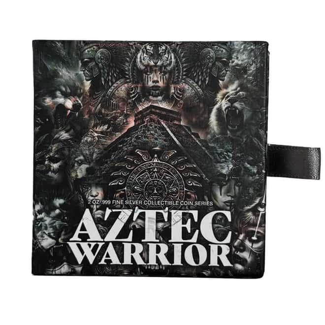 2024 Chad 2 oz Silver Aztec Warrior Queen High Relief Coin