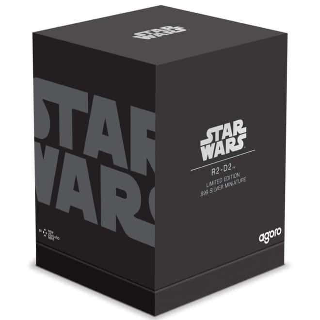 136 Gram New Zealand Mint Star Wars R2-D2™ Silver Miniature