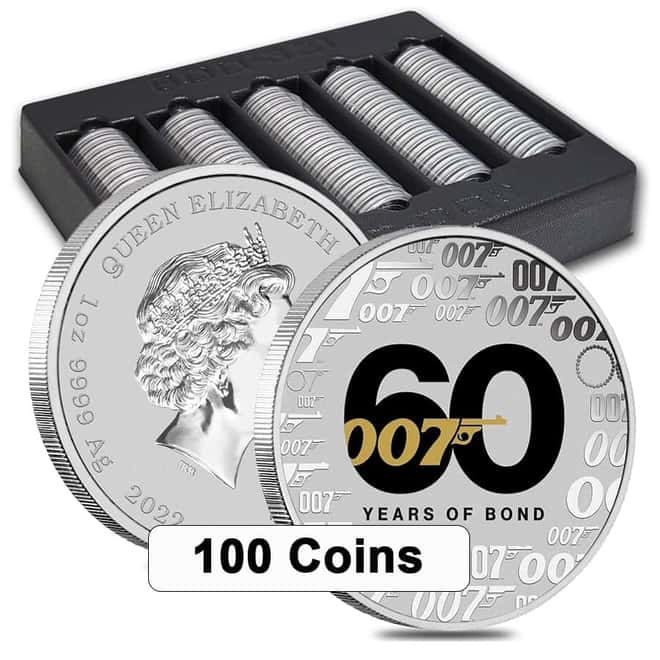 Roll 2022 1 oz James Bond 60 Years Colorized | Bullion Exchanges
