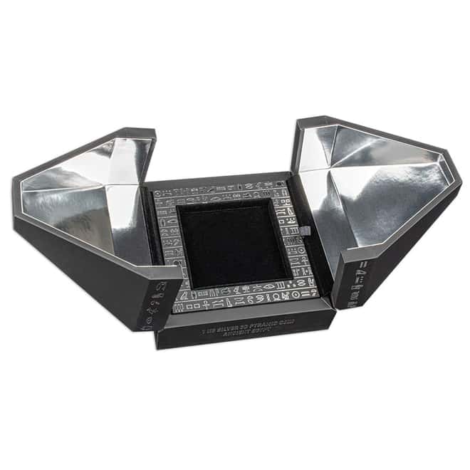 2023 Djibouti 1 kilo Silver Ancient Pyramid 3D Shaped Coin