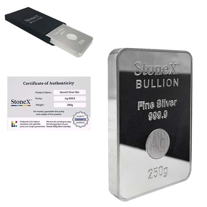 2022 Niue 250 gram Stonex Silver Coin Bar |Bullion Exchanges