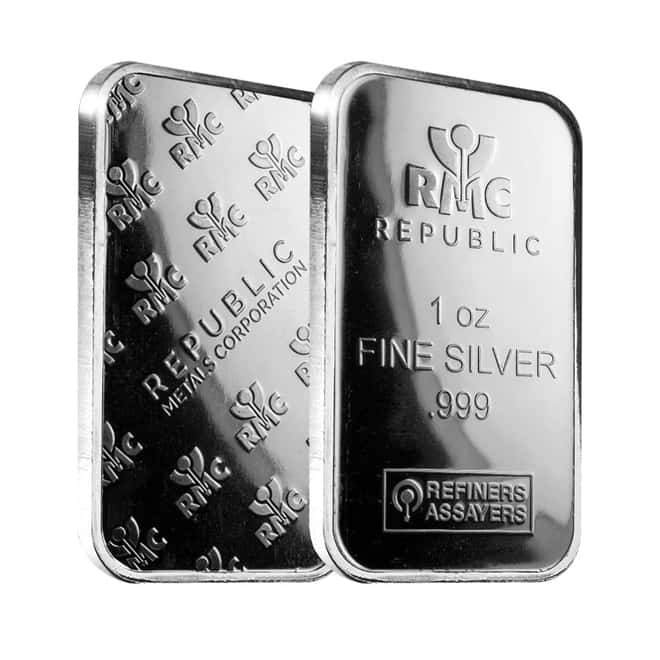 1 oz Republic Metals (RMC) Silver Bar | Bullion Exchanges