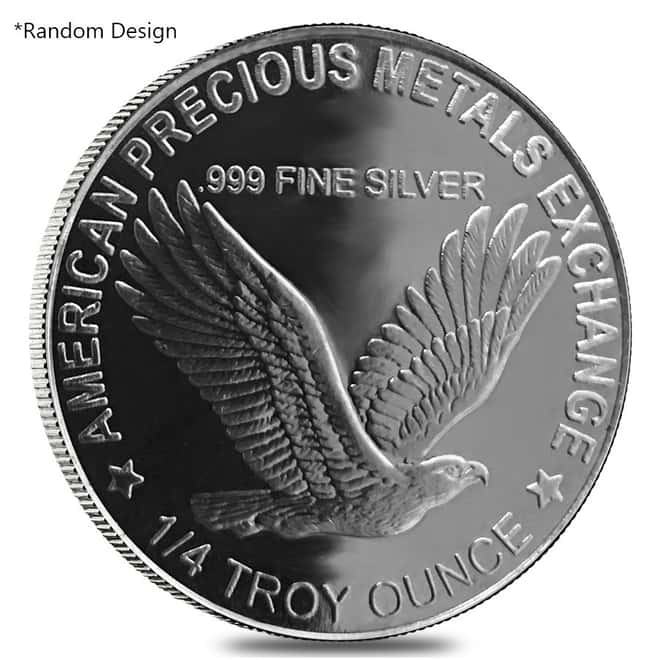 1/4 oz Silver Generic Rounds .999 Fine | Bullion Exchanges