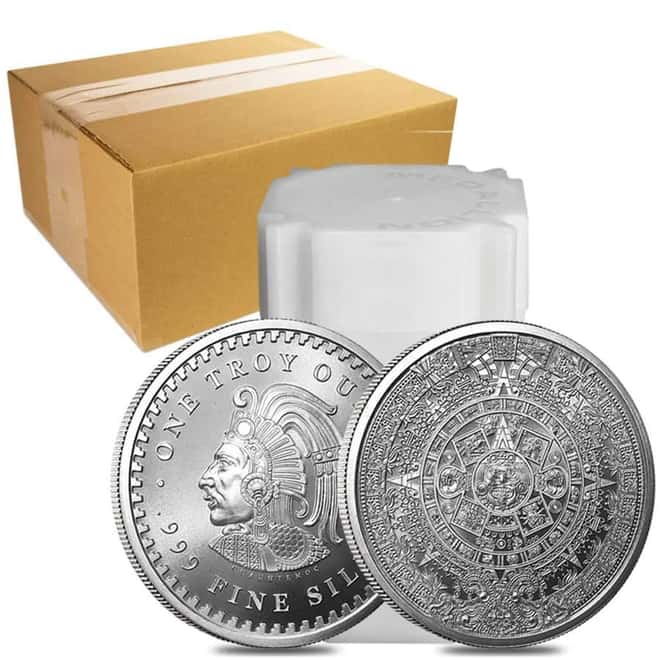 1 oz Silver Aztec Calendar Round | Bullion Exchanges