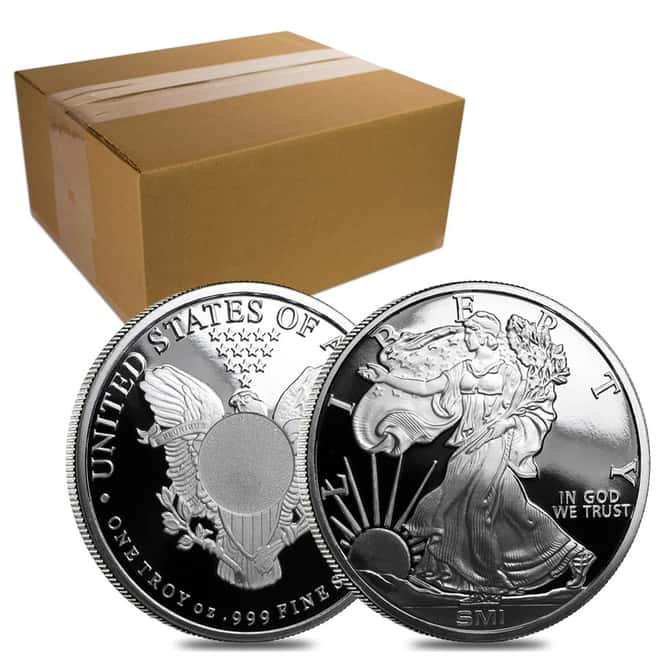 1 oz Sunshine Walking Liberty Silver Round | Bullion Exchanges