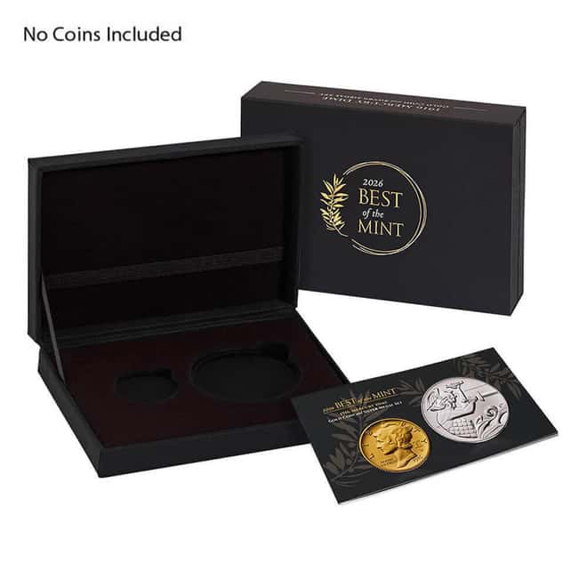 NO COIN - 2026 Best of the US Mint 1916 Mercury Dime Gold Coin & Silver ...