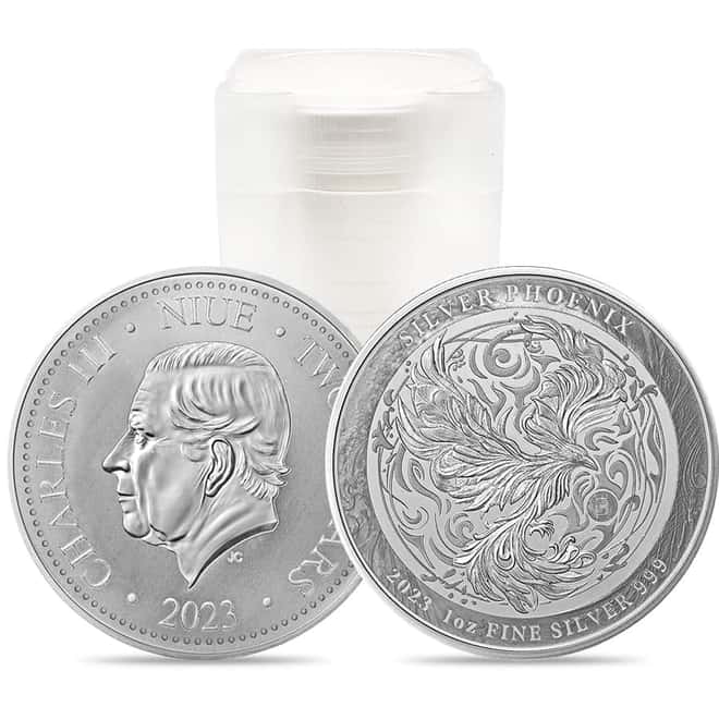 Box of 400 - 2023 Niue 1 oz Phoenix Silver Coin .999 Fine