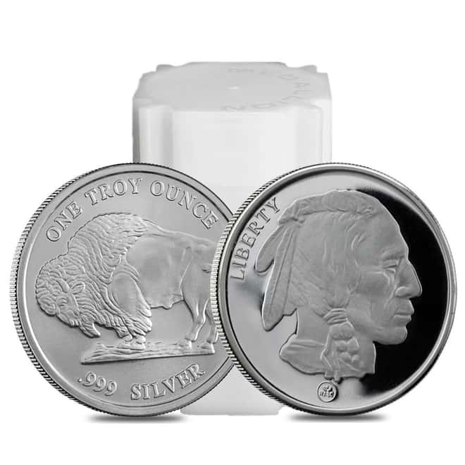 Buffalo Design RMC 1 oz. .999 Fine Silver Round