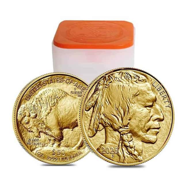 2025 1 oz Gold American Buffalo $50 Coin BU In Stock