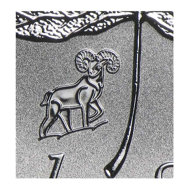 Roll of 25 - 2015 1 oz Canadian Silver Maple Leaf Lunar Sheep Privy
