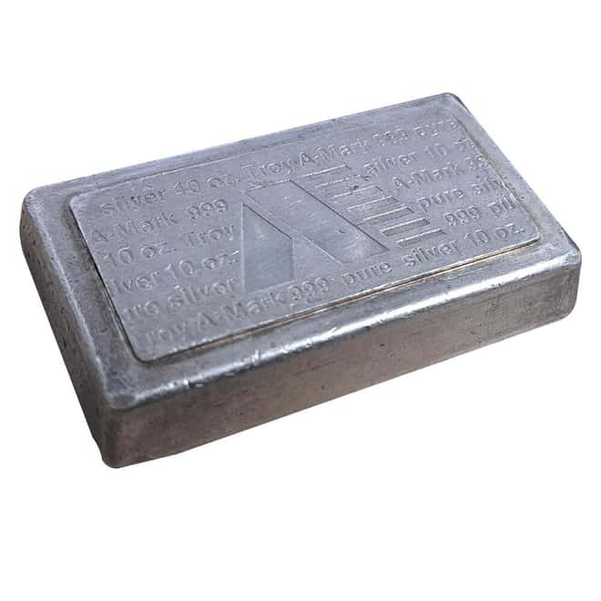 10 oz A-Mark Vintage Stackable Silver Bar .999 Fine
