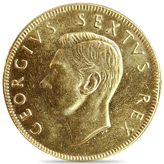 South Africa 1 Pound Gold Coin Avg Circ (Random Year)