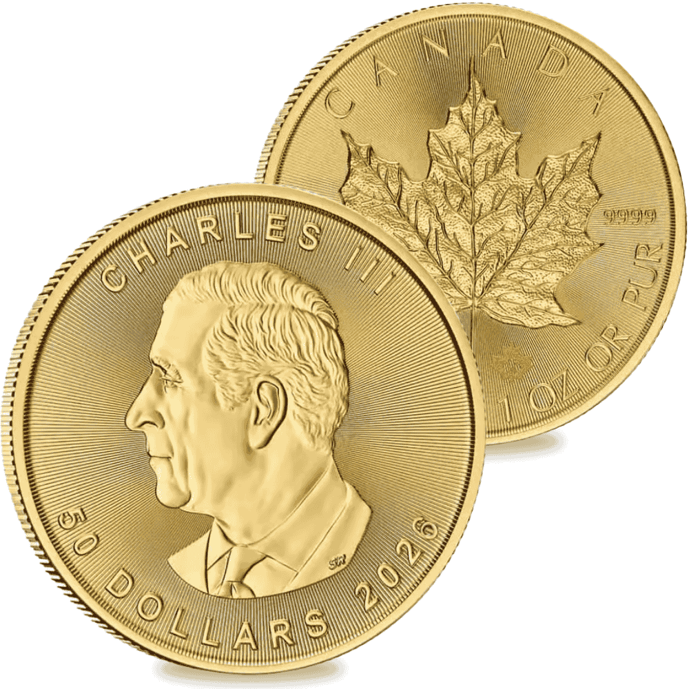 2026 Gold Maple Leaf Coins: Canadian .9999 Fine Gold Bullion
