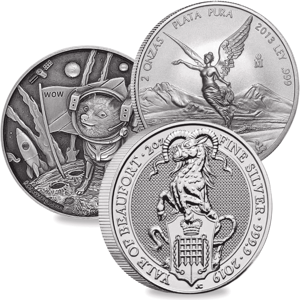 2 oz Silver Coins | Buy Silver Online | Bullion Exchanges
