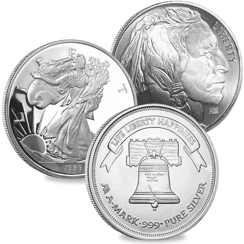 Buy and View Silver Rounds - Bullion Exchanges