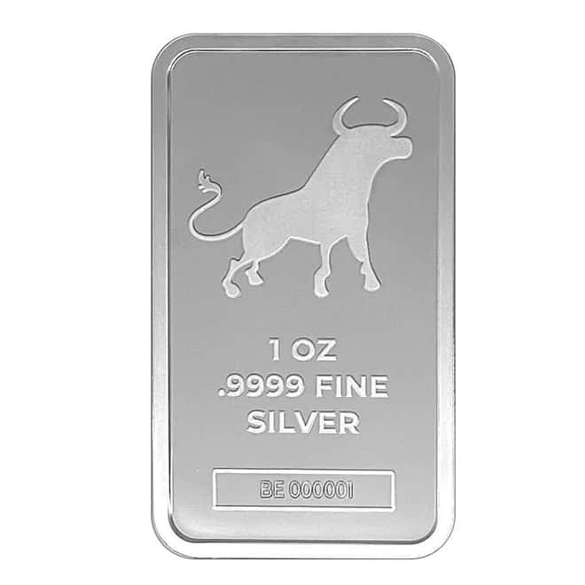 Bullion Exchanges Exclusive Silver Bars .9999 Fine