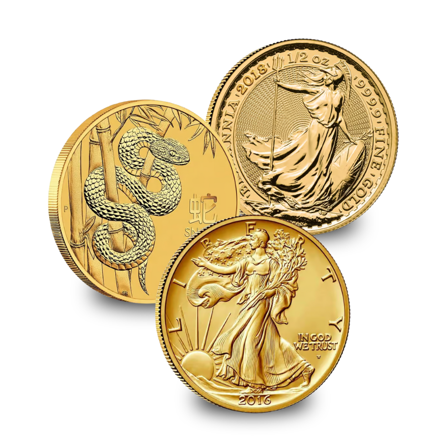 Buy 1/2 oz Gold Coins – Fractional Gold Bullion for Sale