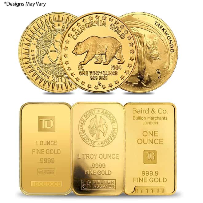 Gold Bullion Bars & Coins at Spot Price | Best Deals