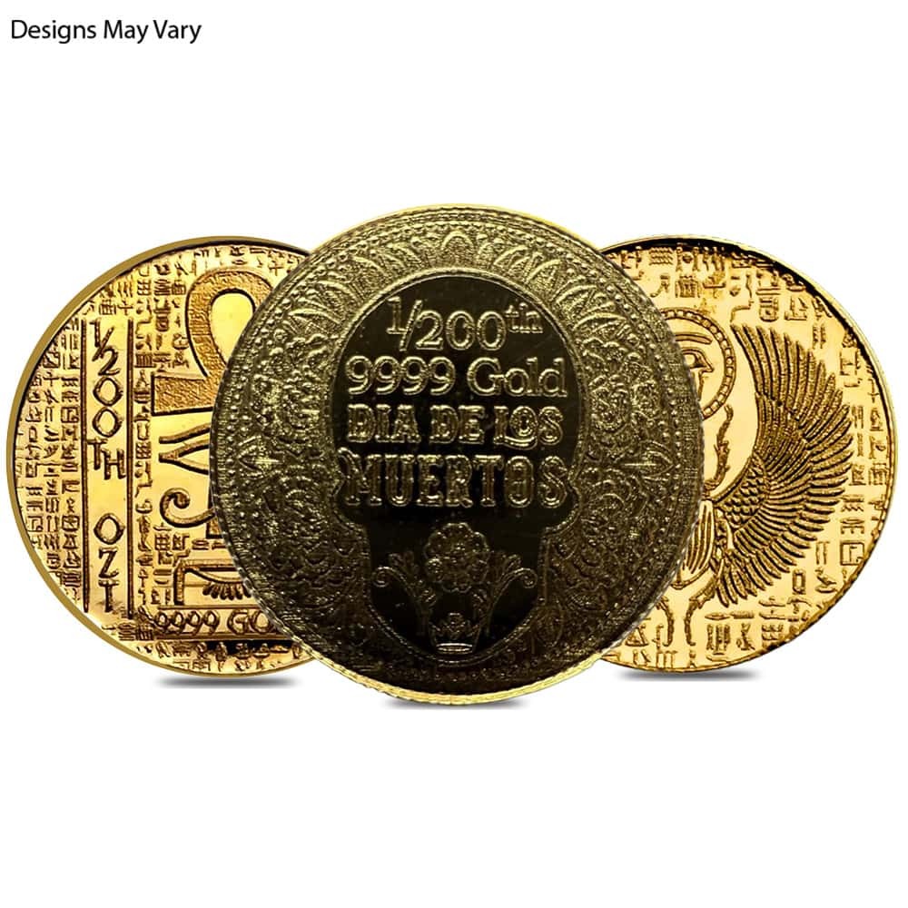 1/200 oz Generic Gold Round .999+ Fine (Secondary Market)