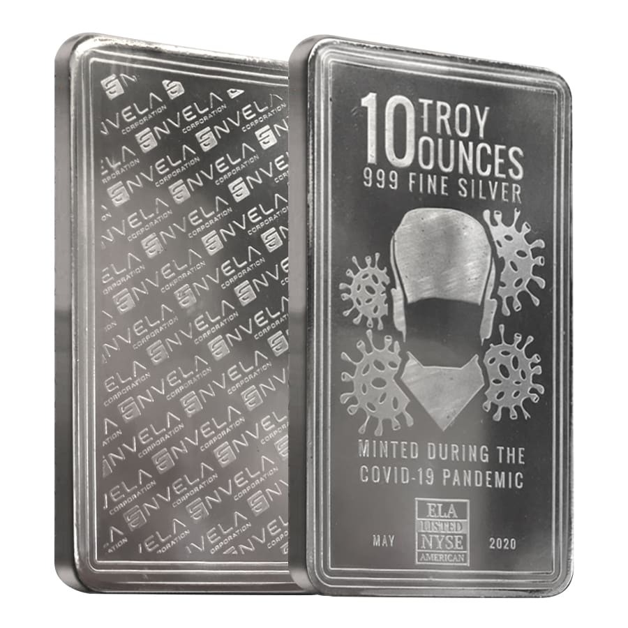 10 oz COVID Essential Workers Silver Bar | Bullion Exchanges