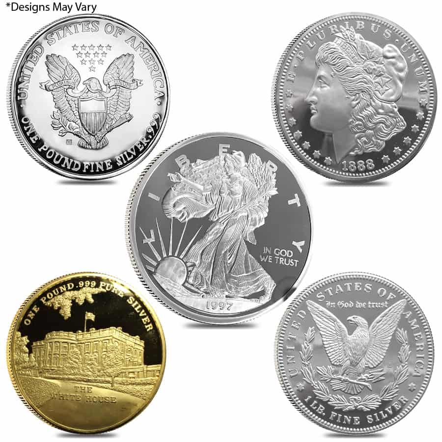 16 oz Washington Mint Silver Round (Random) | Bullion Exchanges