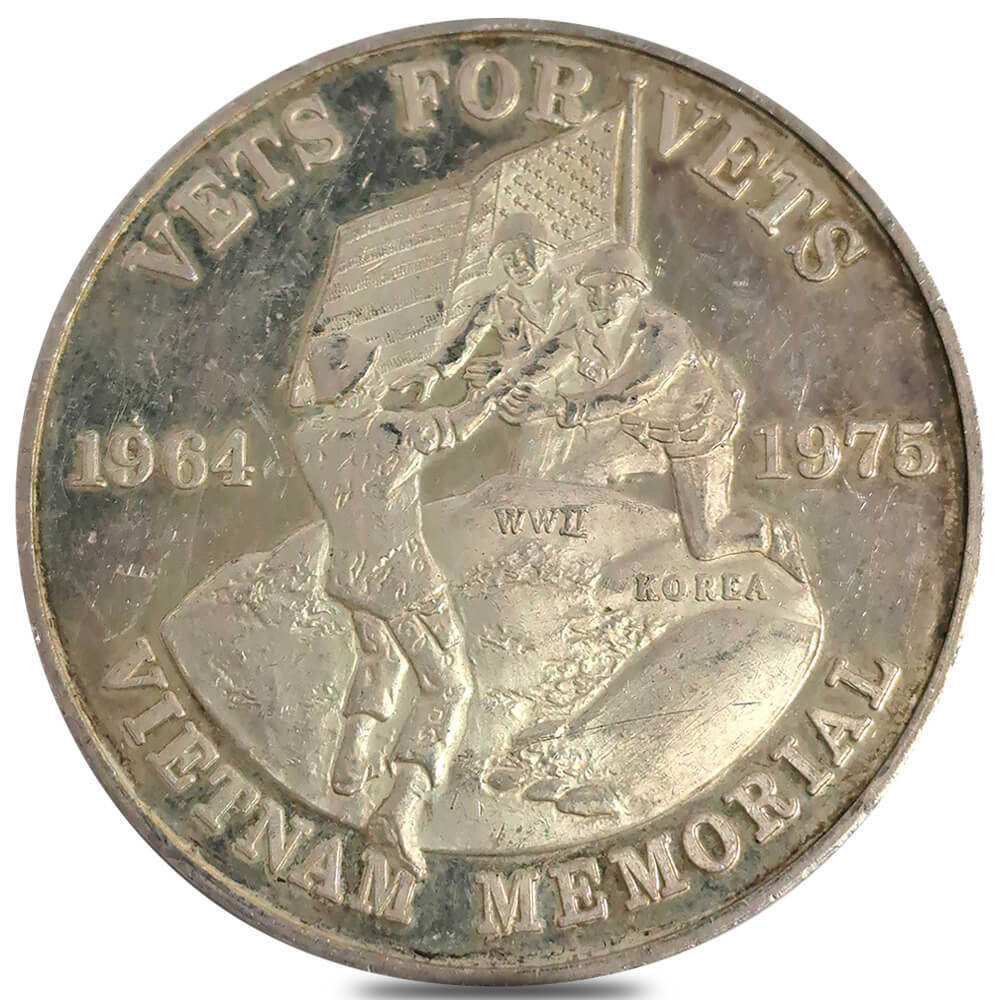 1975 3 oz Memorial Johnson Matthey Rare Silver Round