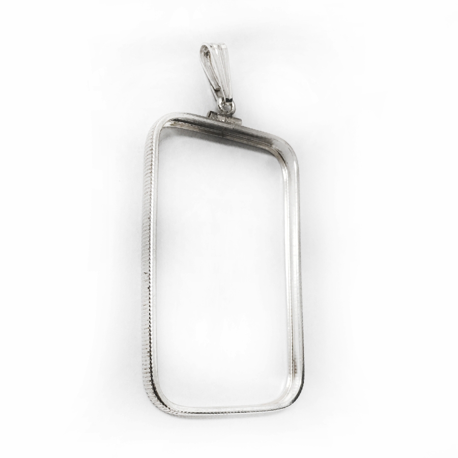 Sterling Silver Frame for 1 oz JM Bar | Bullion Exchnages