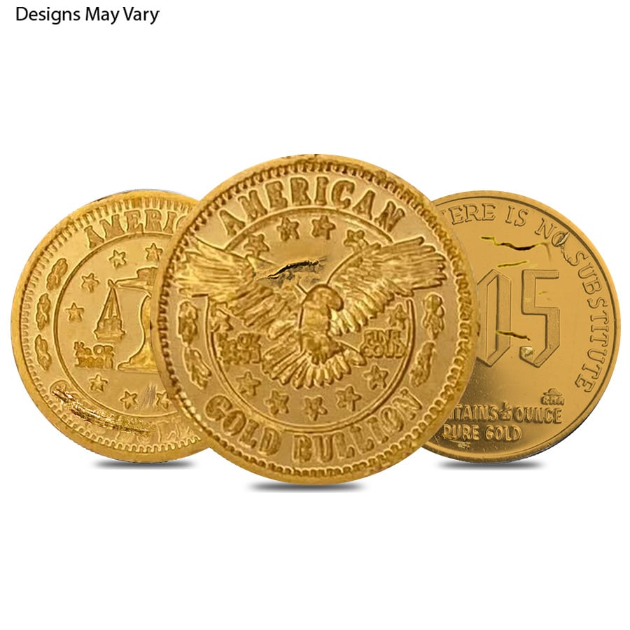 1/20 oz Generic Gold Round .999+ Fine (Secondary Market)