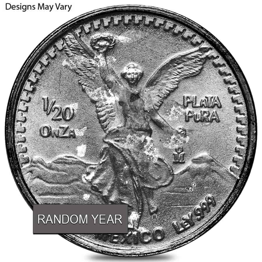1/20 oz Mexican Silver Libertad Coin Cull (Random Year)