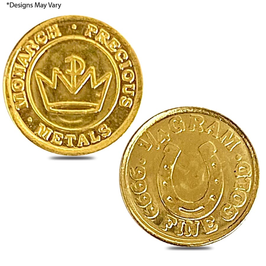 1/4 gram Generic Gold Round .999+ Secondary | Bullion Exchanges