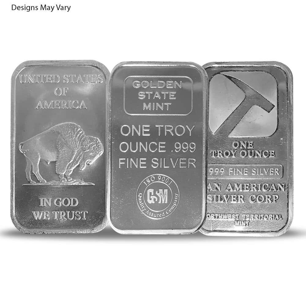 silver bars 1 oz
