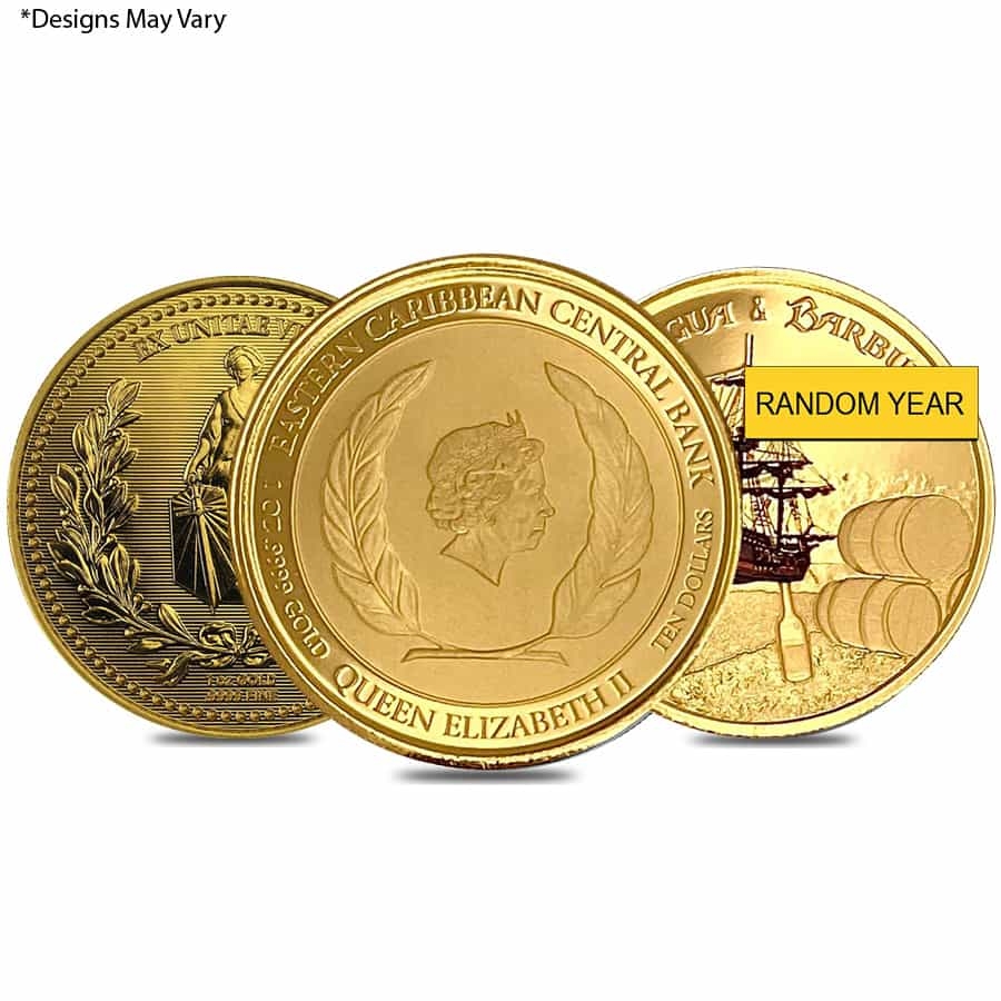 1 oz Gold Coin Random Mint .999+ Fine BU/PF (Varies)